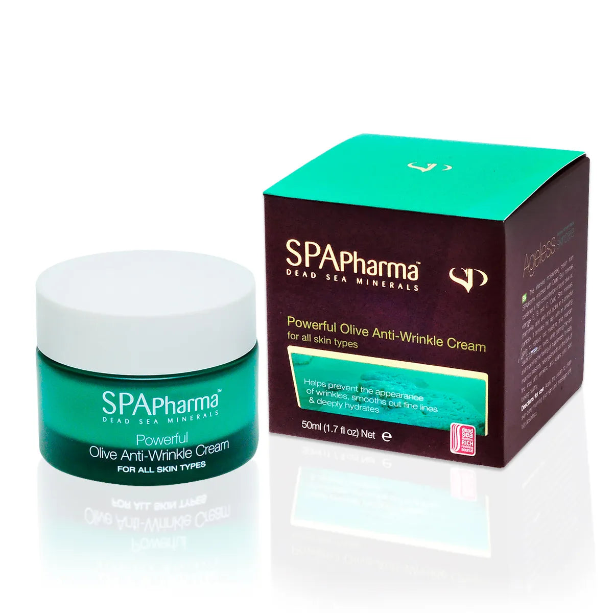 Poderoso Creme Antirrugas Oliva com Ácido Hialurônico SPA Pharma- 50ml